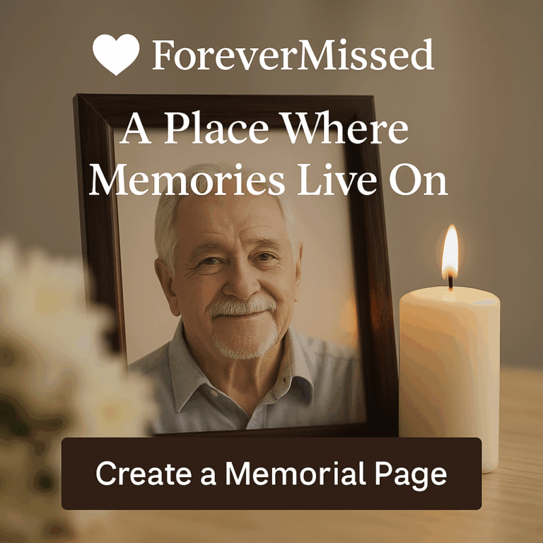 ForeverMissed Memorial Pages | Create Lasting Online Tributes ...