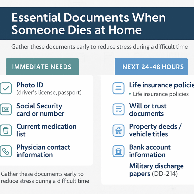 What to Do When Someone Dies at Home: Legal Guide 2025 | Memorial Merits